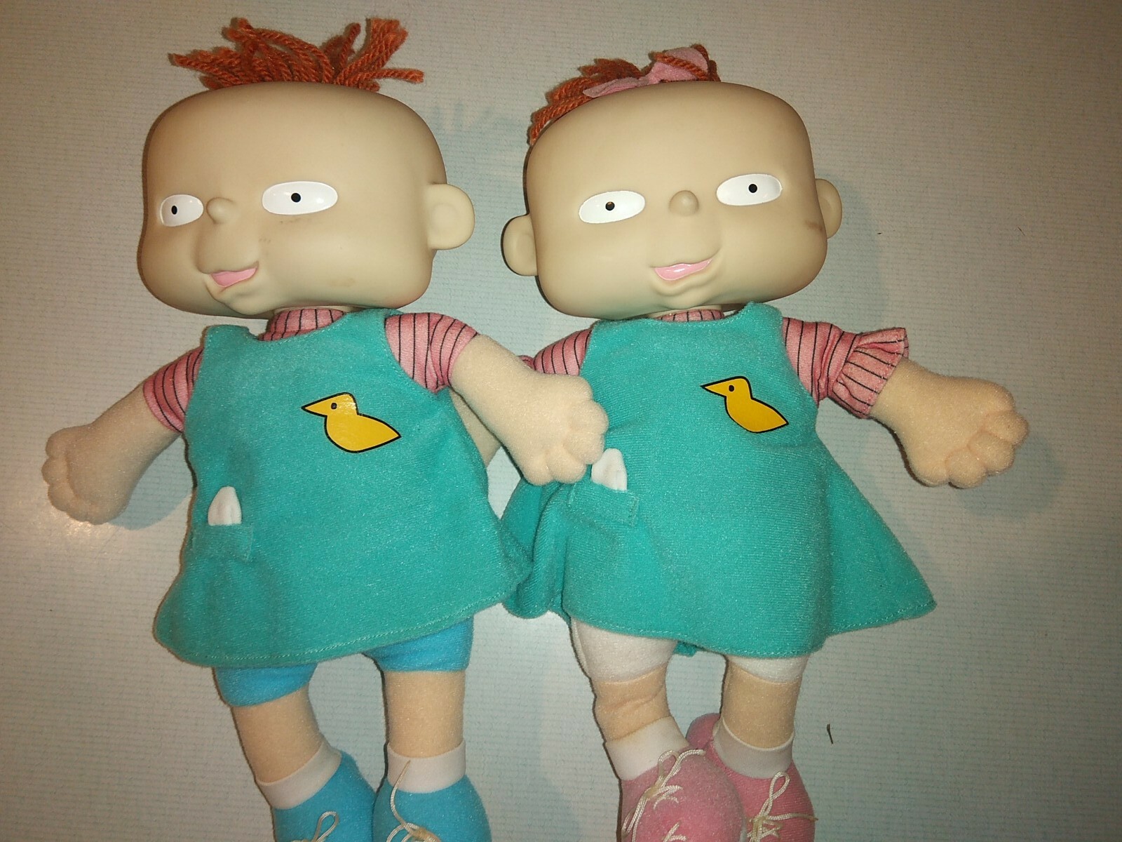 Lot 3 Vintage PhilandLil Baby Twins Rugrats Plush Doll 12" Mattel 1998 ...