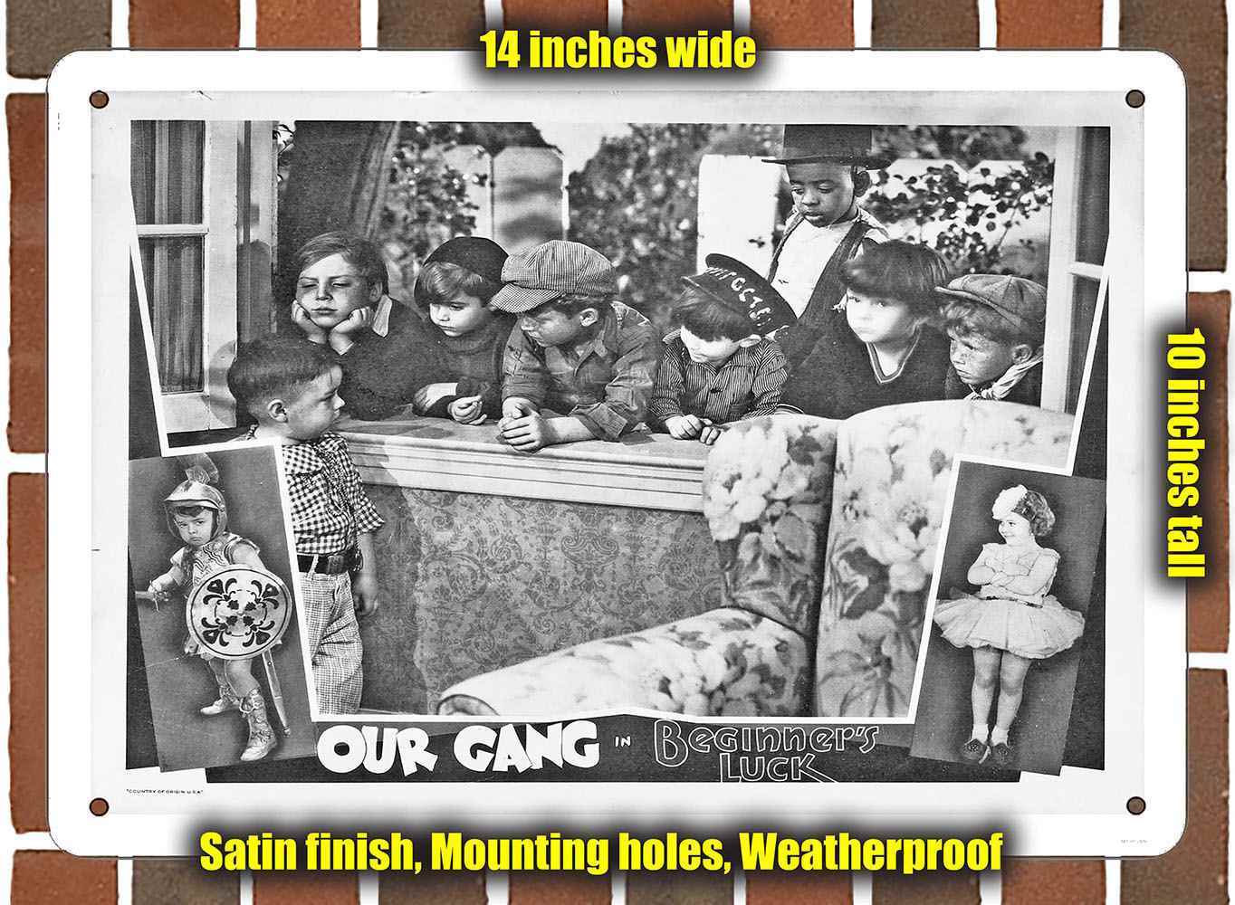 Metal Sign - 1935 Our Gang in Beginner's Luck- 10x14 inches | eBay