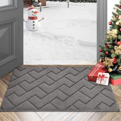 Indoor Doormat,Front Back Rubber Backing Non Slip Door Mats 20”x31.5 ...