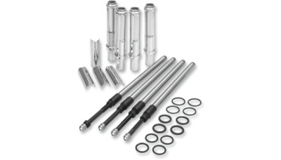 S&S Quickee Pushrods EZ Install Adjustable Chrome 99-16 Harley Twin Cam ...