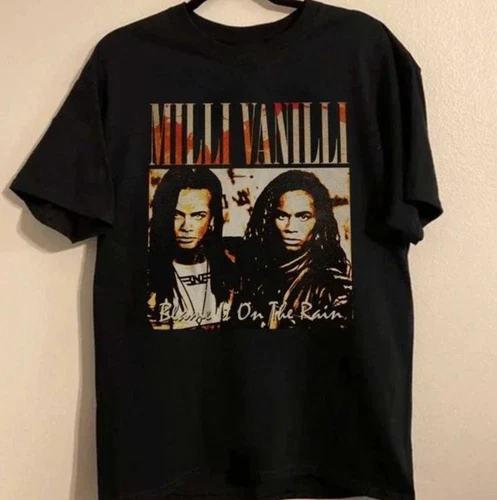 Milli Vanilli Unisex Black T-shirt Gift family all size | eBay