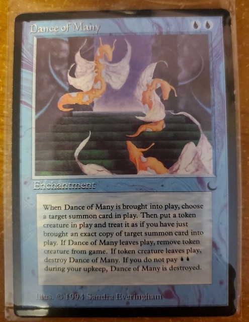 MTG Dance of Many The Dark Regular Rare for sale online | eBay