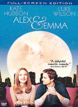 Alex and Emma: A Hilarious Romantic Comedy (DVD, 2003) Kate Hudson ...