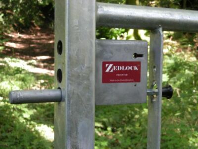 GATEMATE ZEDLOCK GATE LOCK FOR METAL GATES WITH 50MM STYLE FULL KIT ...