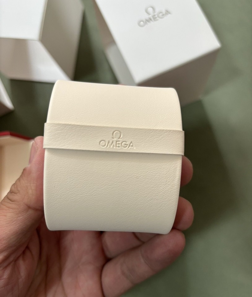 OMEGA WATCH BOX TRAVEL BOX RED BOX | eBay