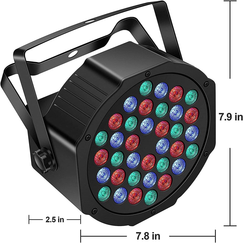 36 LED RGB Stage Lighting PAR Light DMX Beam Party DJ Disco Lights | eBay