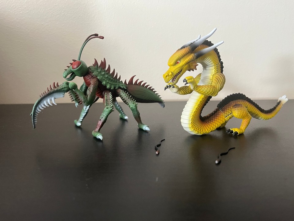 Custom MANDA & KAMACURAS SET #1 TrendMasters Godzilla Figures by ...