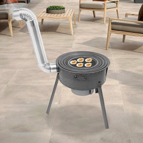 Portable Outdoor Wood Burning Stove Charcoal Stove Backyard Cook ...