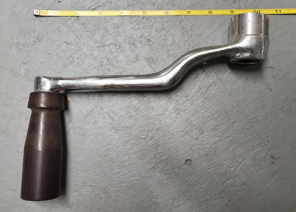 Vintage Sailboat winch crank handle 6 splines 3/4