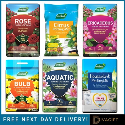 ERICACEOUS AQUATIC BULB ALPINE ROSE CITRUS COMPOST PLANTING POTTING MIX ...