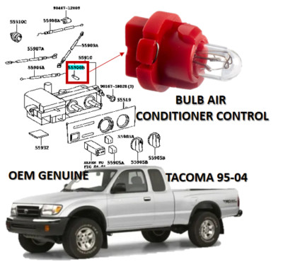 TACOMA 96-04 BULB AIR CONDITIONER CONTROL OEM GENUINE LIGHT PANEL | eBay