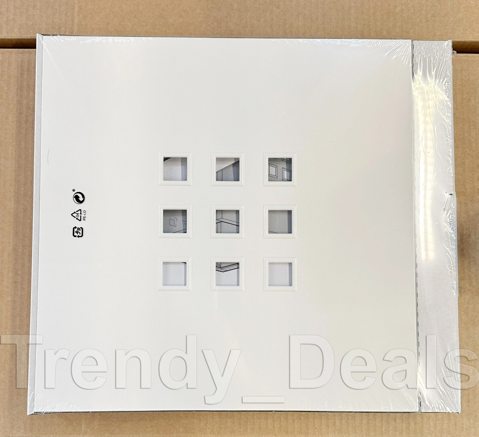 SET of 2 - Ikea LEKMAN Storage Box White, Plastic 13x14 ½x13" Fits ...