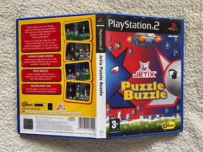 Jetix Puzzle Buzzle Sony Playstation 2 PS2 PAL UK English Exclusive CIB ...