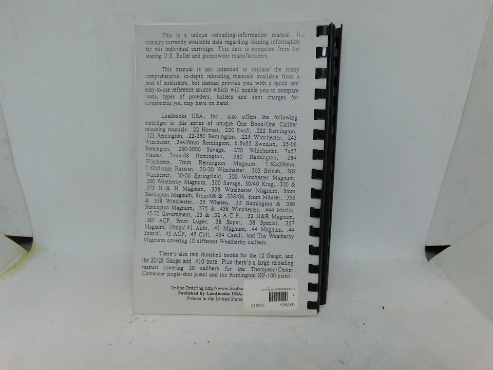 One Book/One Caliber, The Complete Reloading Manual for the .22 Hornet ...