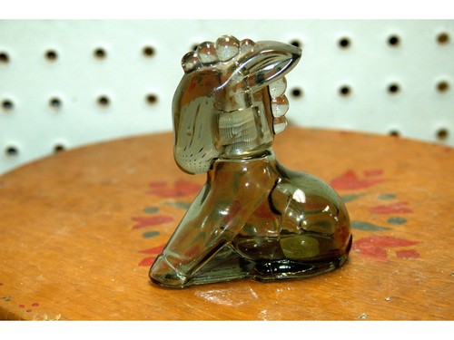 Avon Vintage Bottle Topaze Cologne Donkey Shaped Glass Empty ...