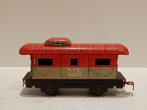 Marx 20102 O Gauge 4 Wheel New York Central Metal Caboose | eBay