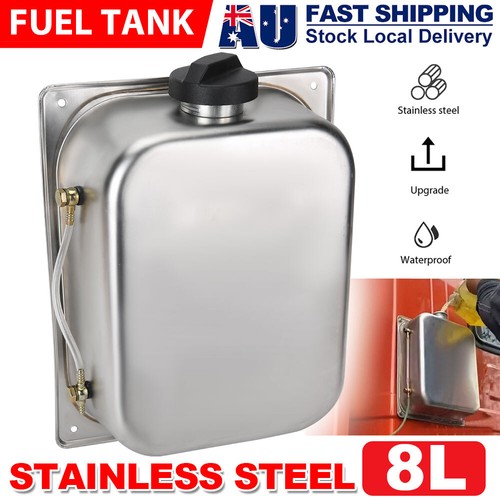 8L Gas Fuel Tank Petrol Emergency Backup Stainless Steel For Webasto ...