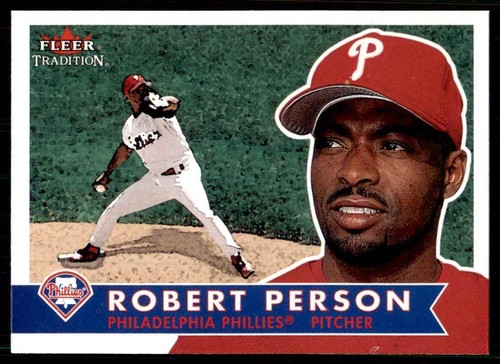 2001 Fleer Tradition Robert Person Baseball Cards #19 | eBay