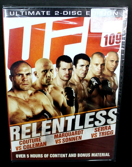 UFC 109: Relentless (DVD, 2010, 2-Disc Set) for sale online | eBay