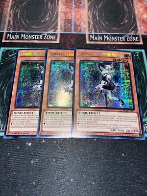 Yugioh! x3 Arianna the labyrinth servant MP23-EN229 NM Prismatic Secret ...