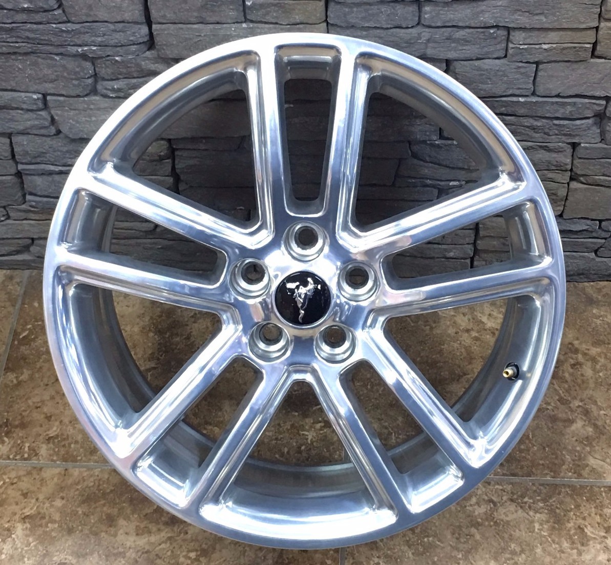 19" 19 Inch OEM Factory Ford Mustang Wheels Rims Polished 10079 Set of ...