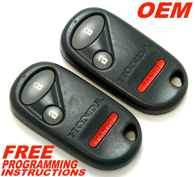 OEM PAIR 2003 2004 HONDA PILOT EX EX-L & 2007 2008 HONDA FIT REMOTE KEY ...