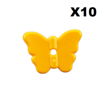 Lego ® Lot 10 Petit Papillon Bright Light Orange Butterfly 93081 NEW | eBay
