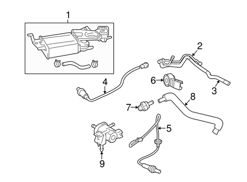 Genuine Toyota Camry RAV4 Highlander Scion TC xB 2.4L PCV Hose 12262 ...