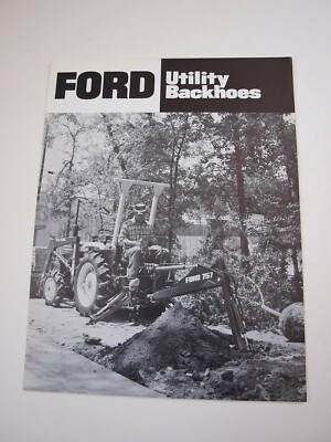 Ford 757/758/759 Backhoe for Ford Tractor Brochure Original MINT '82 | eBay