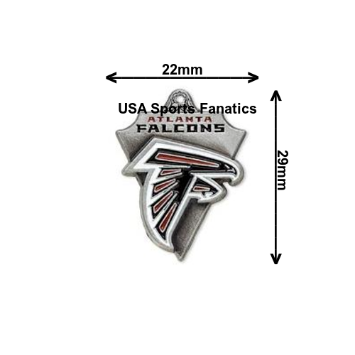 NFL Atlanta Falcons Team Logo 925 Sterling Silver Snake Chain Necklace ...