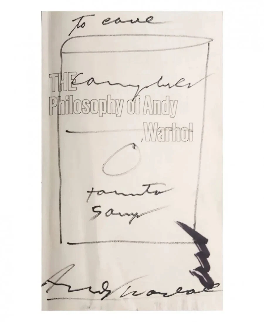 A Signature Book Andy Warhol
