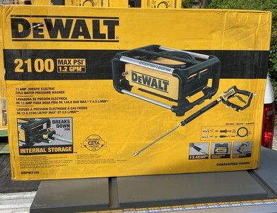 DeWALT DWPW2100 2,100 PSI Electric Cold Water Pressure Washer ...