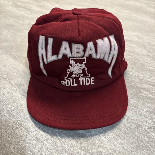Vintage Alabama Crimson Tide Trucker Hat Cap Red NCAA Football Roll ...