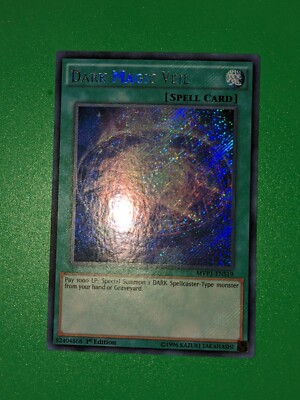 YUGIOH Dark Magic Veil MVP1-ENS19 1st Ed Secret Rare NM 1x | eBay
