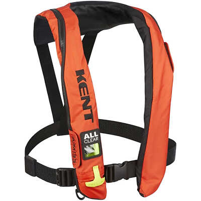 Kent Type V A/M-33 All Clear Auto/Manual Inflatable Life Jacket PFD ...