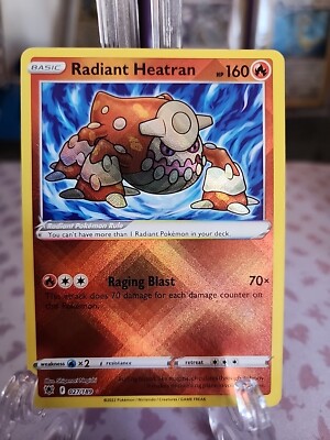 Radiant Heatran 027/189 Astral Radiance Holo Rare Pokemon TCG Card NM ...