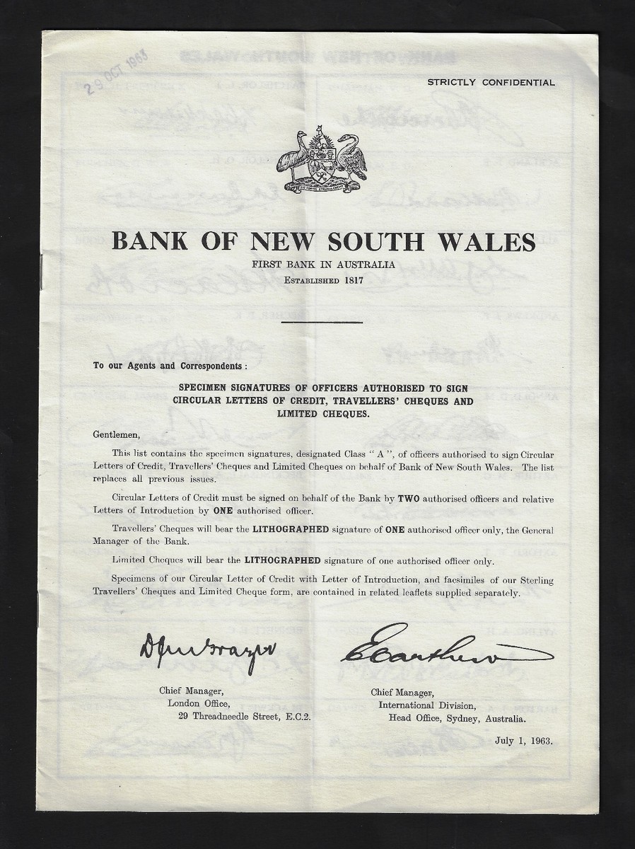 Specimen Signature Caesars Stock Certificate