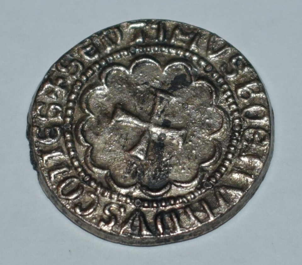 CRUSADERS, Tripoli. Bohemond VII, Silver Coin Medieval Rare Ceremonial ...