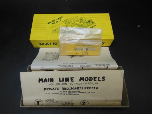 HO SCALE MAIN LINE MODELS KORNBLUM PACKING 40' BILLBOARD REEFER ...