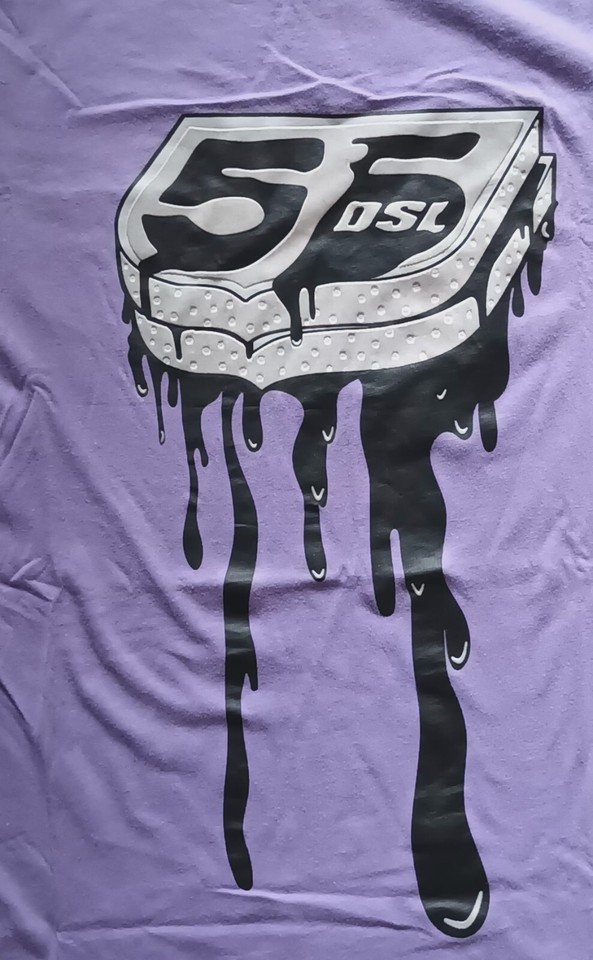 55 dsl 90'S VINTAGE T-SHIRT streetwear hip-HOP sport ANNI 90 | eBay