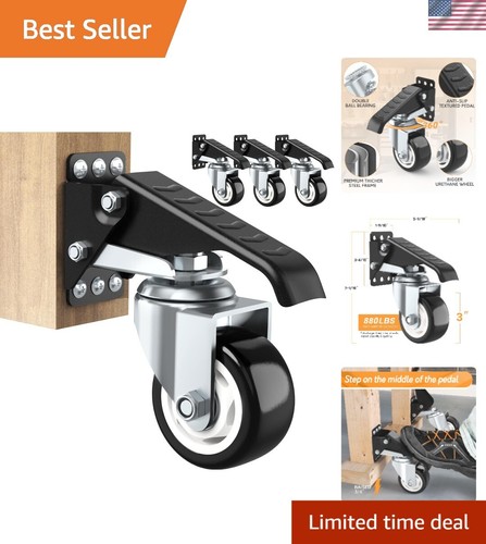 Steel Construction Workbench Caster Kit - Secure Lifting & Simple ...
