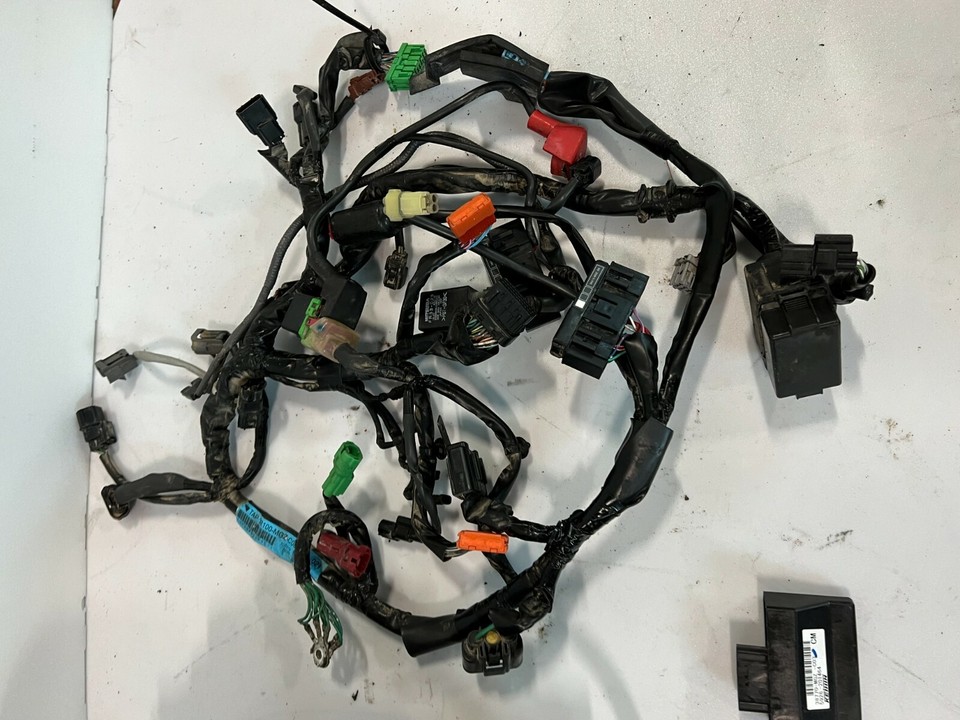 13-15 HONDA CBR500R CBR 500 R ECU Wiring Harness Throttle Bodies ...