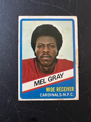 Mel Gray 1976 Wonder Bread #4 Football Card | eBay