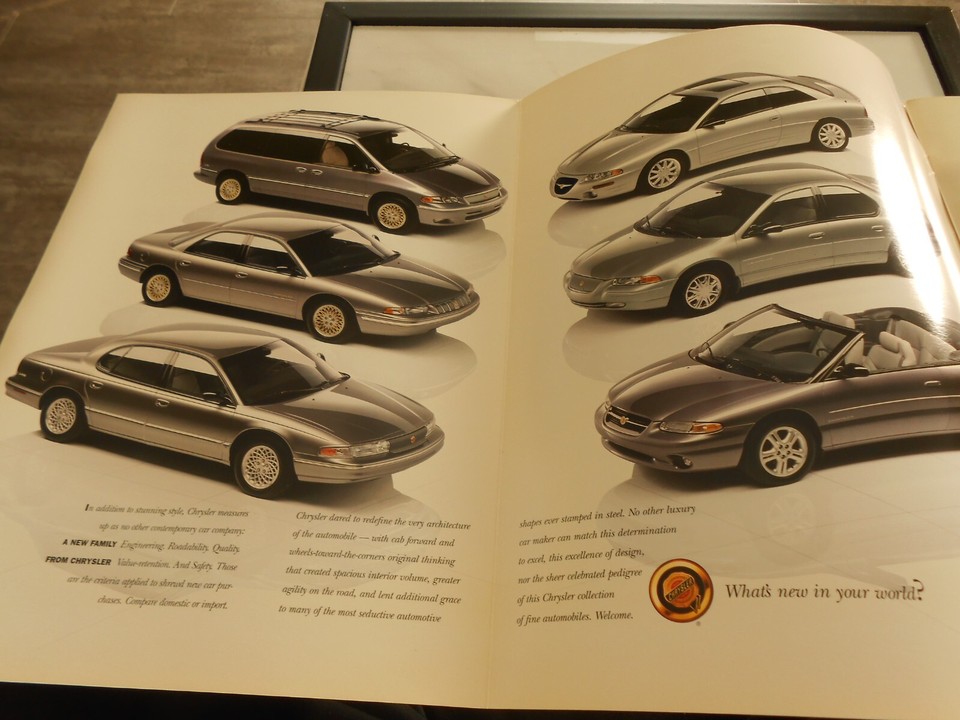 Original 1997 Chrysler LHS / Concorde / Cirrus Deluxe Sales Brochure 97 ...