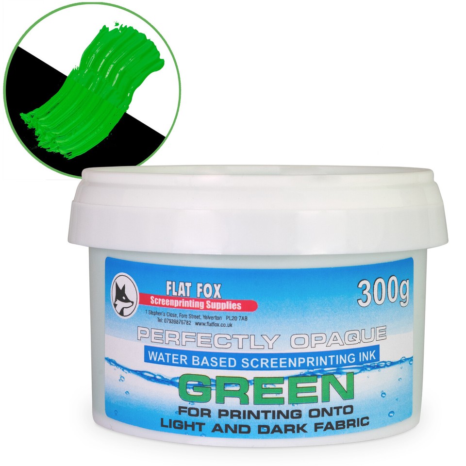 Screen printing ink for DARK and LIGHT fabric Opaque Premium Waterbased ...