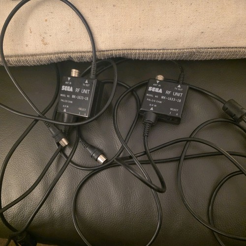 Official Sega Mega Drive 2 II TV Wire Ariel Cable RF Unit Lead MK-1633 ...