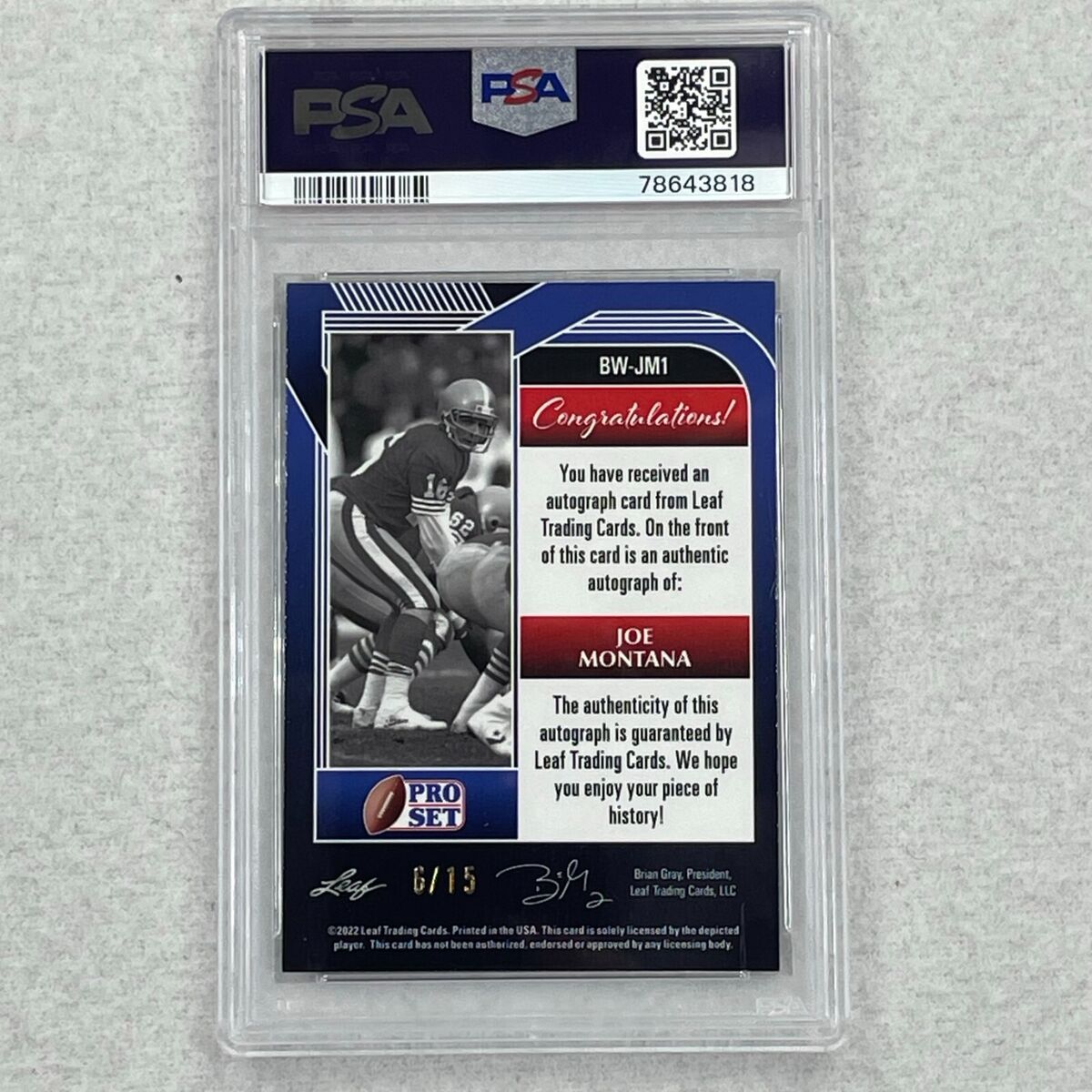 2022 Leaf Pro Set Metal Joe Montana Autographs Purple Mojo 2022 Leaf Pro Set Metal Joe Montana Autographs Purple Mojo
