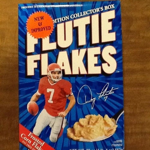 Doug Flutie " Flutie Flakes " Collectors Box of Corn Flakes | eBay
