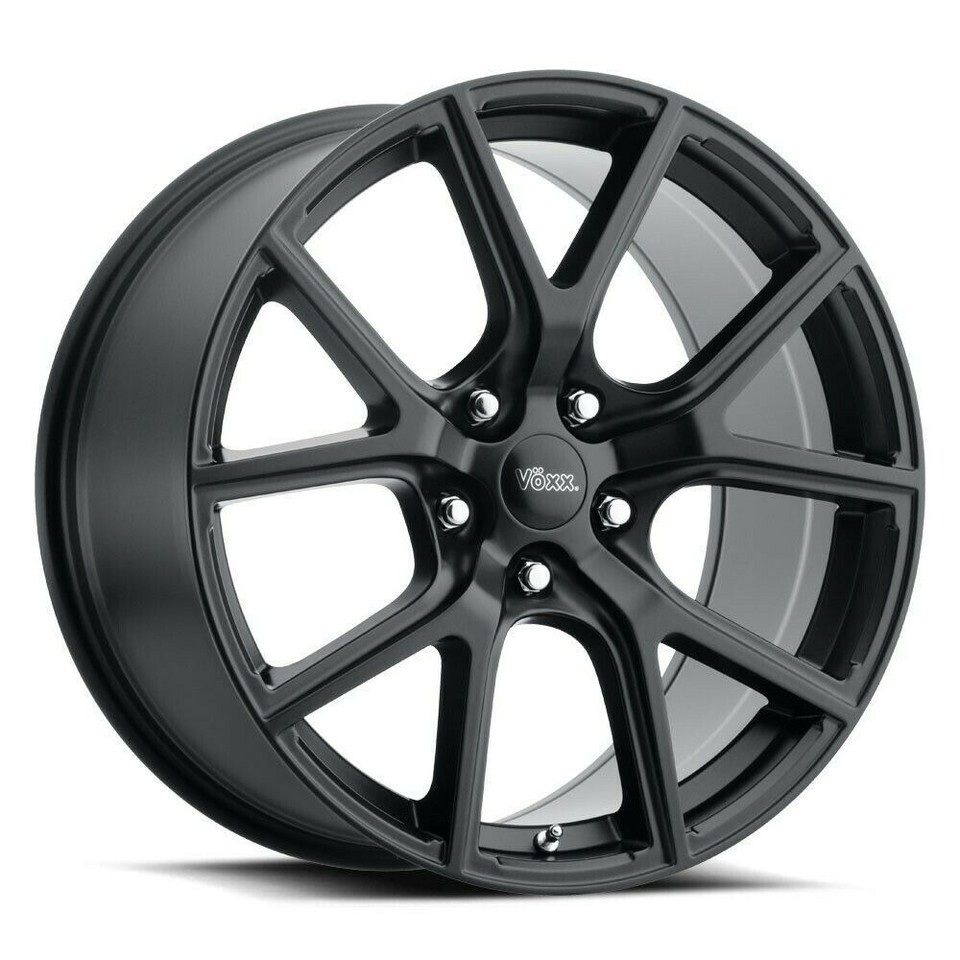 Set 4 17" Voxx Lumi Matte Black Wheels 17x8 5x115 20mm Rims | eBay