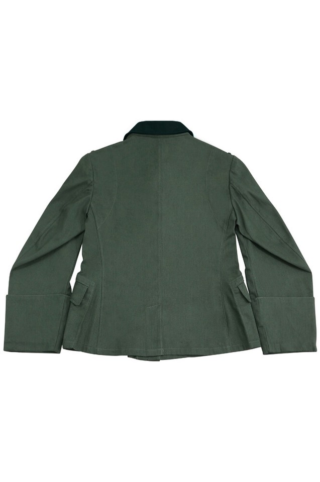 WW2 German Elite M37 Officer Summer HBT Reed Green Field Tunic I | eBay